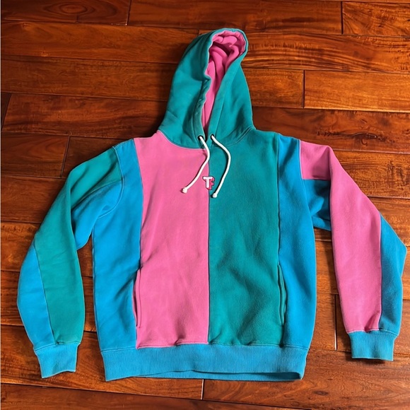 Teddy Fresh | Shirts | Teddy Fresh Color Block Bubblegum Hoodie | Poshmark